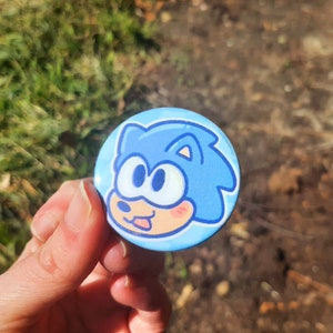 1.75" Sonic Buttons - Etsy