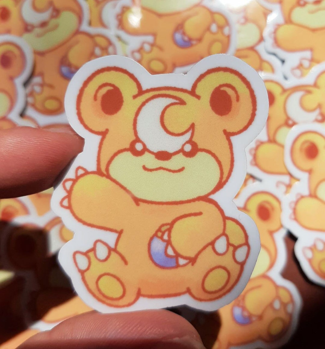 VINYL Teddiursa Sticker - Etsy