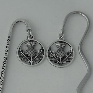 Scottish Thistle Bookmark, Personalised Bookmark, Thistle Gift, Thistle ...