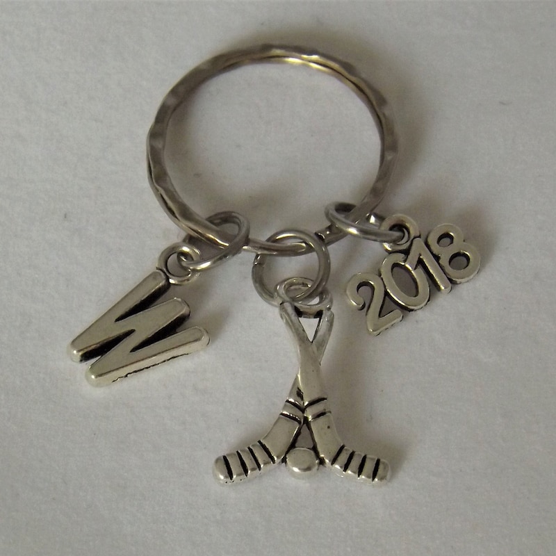 Hockey Keychain - Etsy