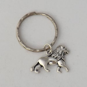 Leo Lion Keyring, Leo Star Sign August Birthday Lion Gift, Leo Zodiac ...