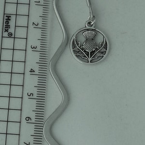 Scottish Thistle Bookmark, Personalised Bookmark, Thistle Gift, Thistle ...