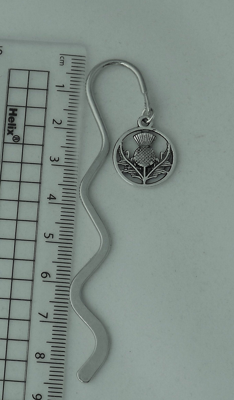 Scottish Thistle Bookmark Personalised Bookmark Thistle | Etsy UK