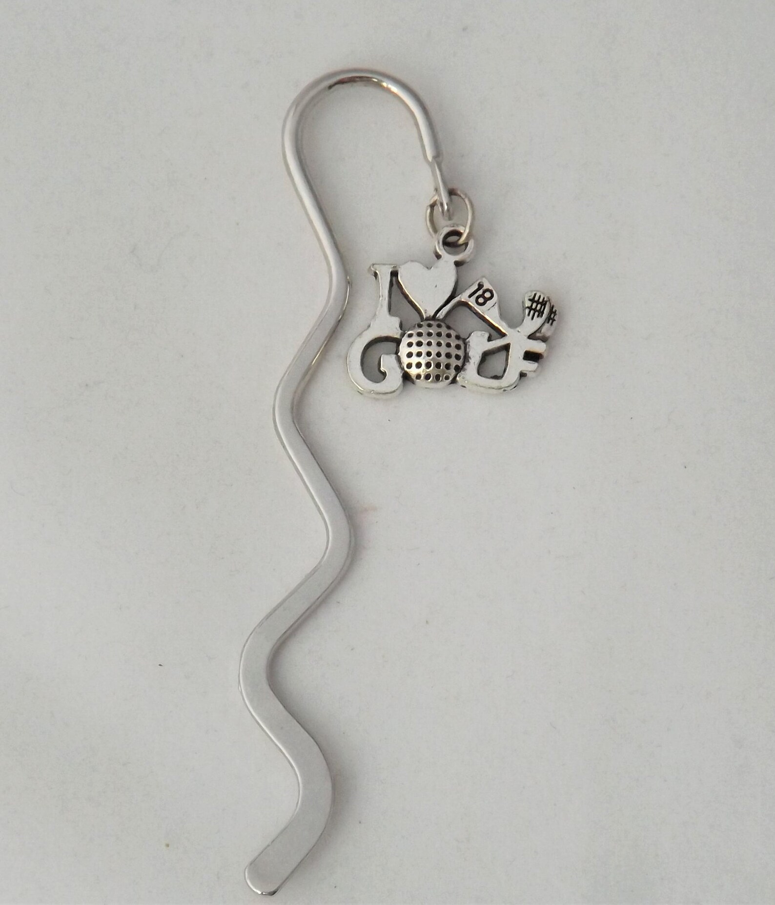 Golfer Bookmark, Golf Lover Gift for Men or Women, Golf Club and Ball ...
