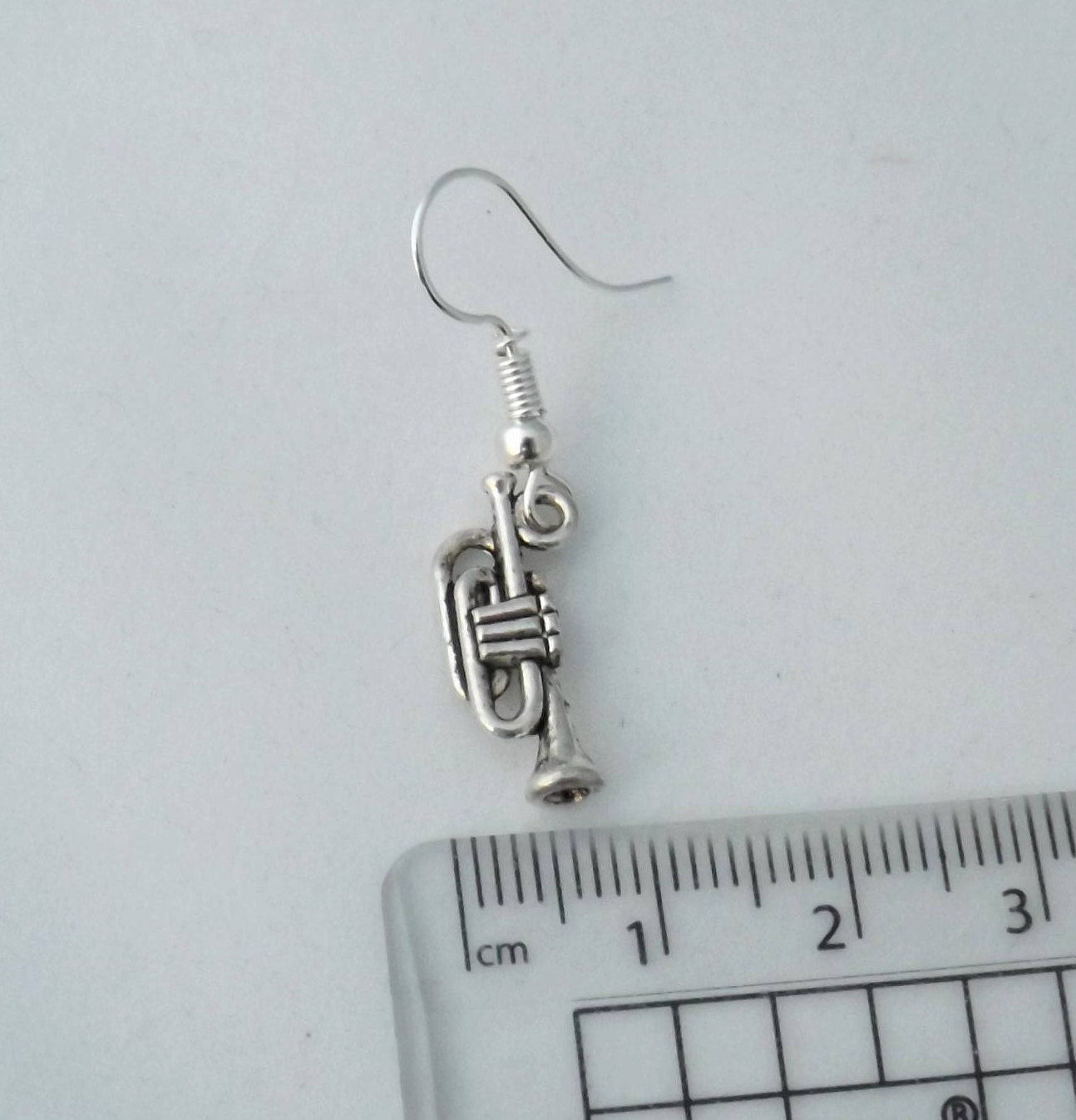 Trumpet Earrings, Musical Instrument Earrings, Gift for Her, Stocking ...