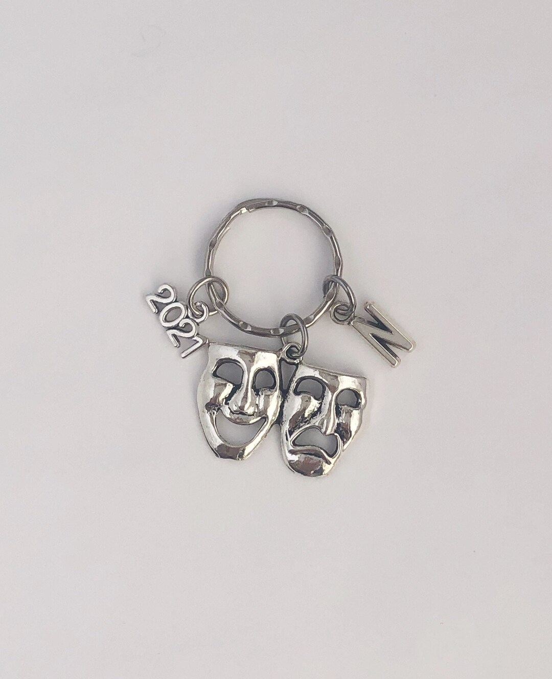 Drama Mask Keyring, Drama Teacher Keyring Gift, Drama Student Keyring ...