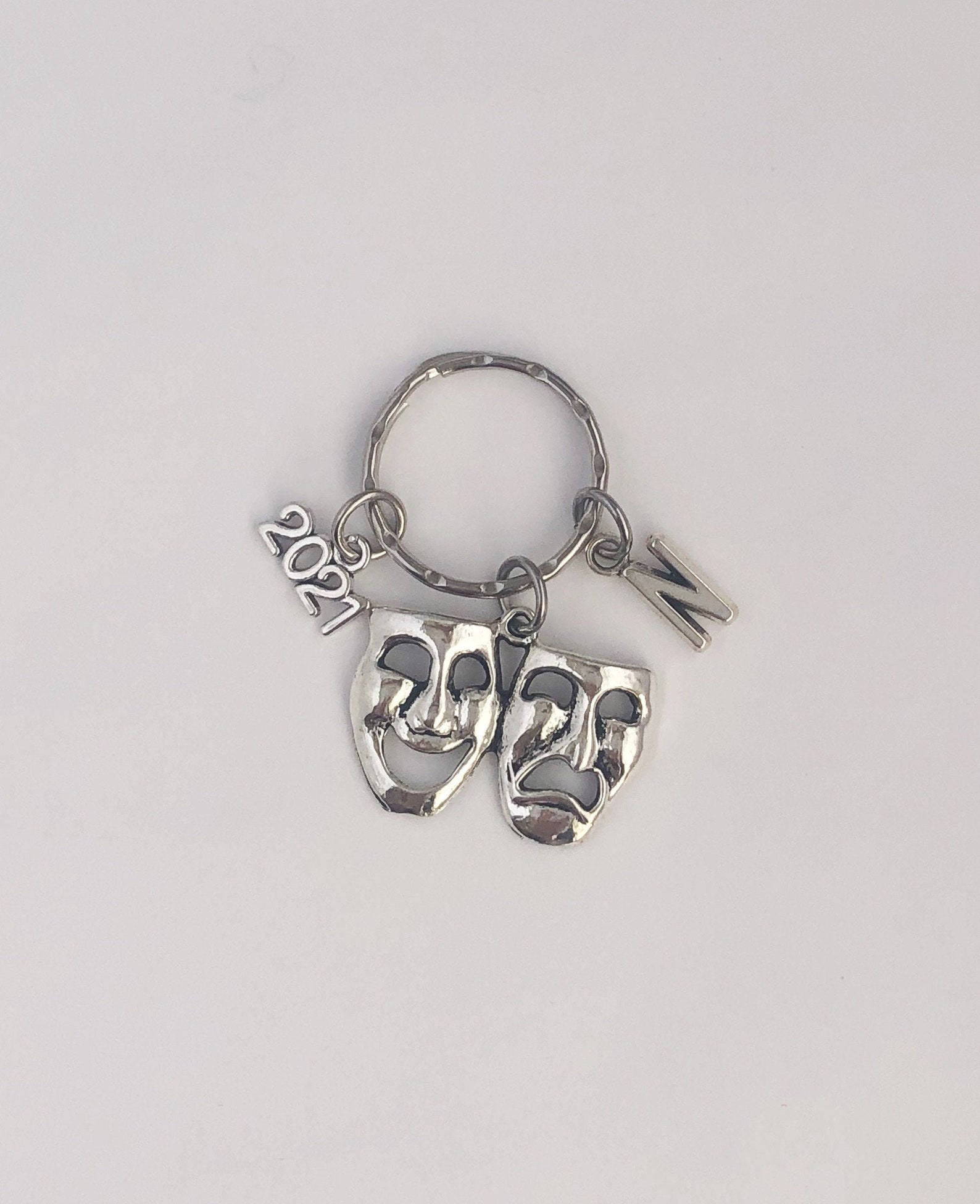 Drama Mask Keyring, Drama Teacher Keyring Gift, Drama Student Keyring ...