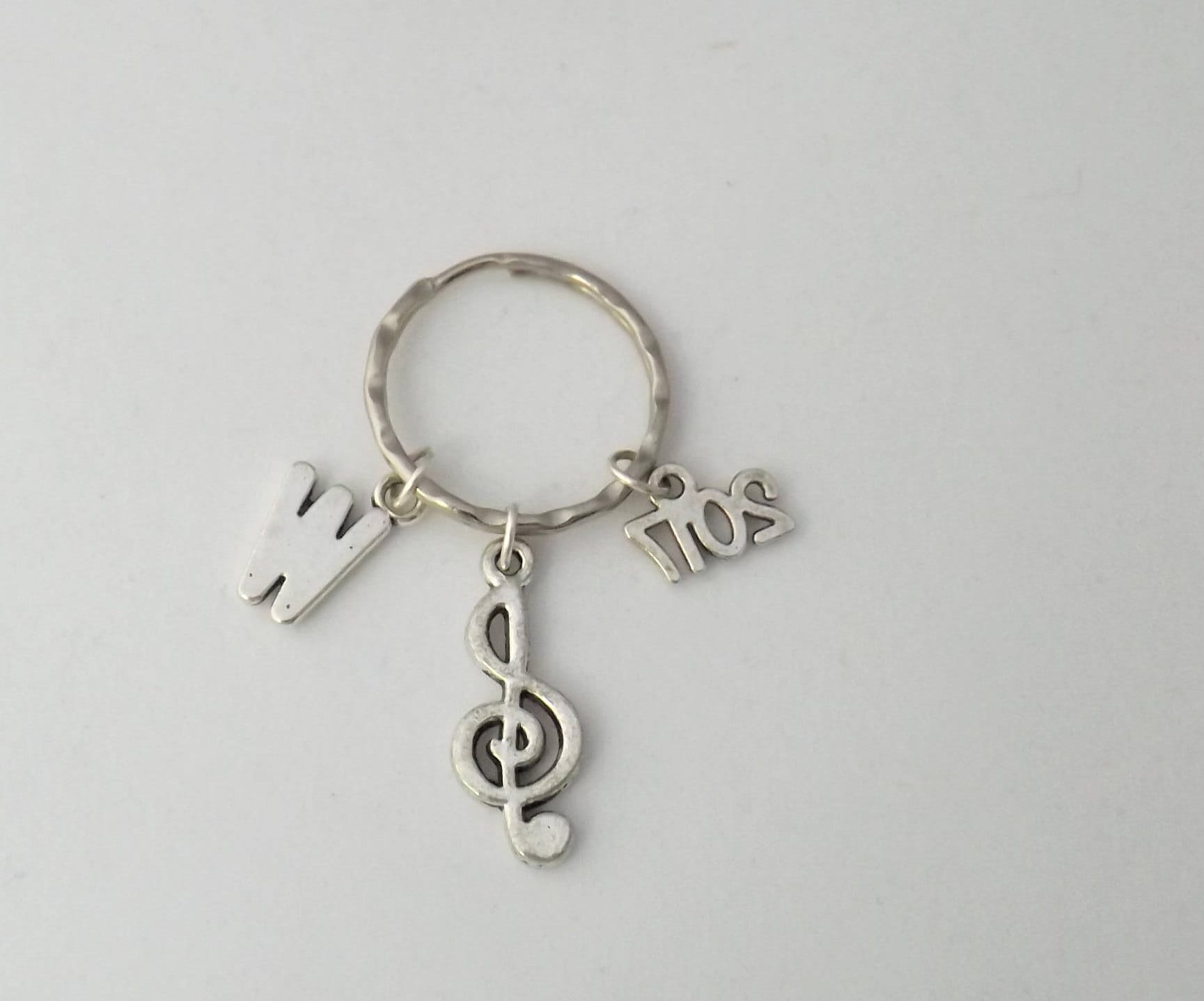 Treble Clef Music Keyring Music Note Keyring Music Lover - Etsy UK