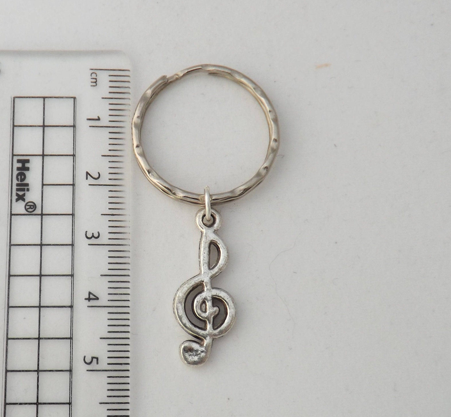 Treble Clef Music Keyring Music Note Keyring Music Lover - Etsy UK
