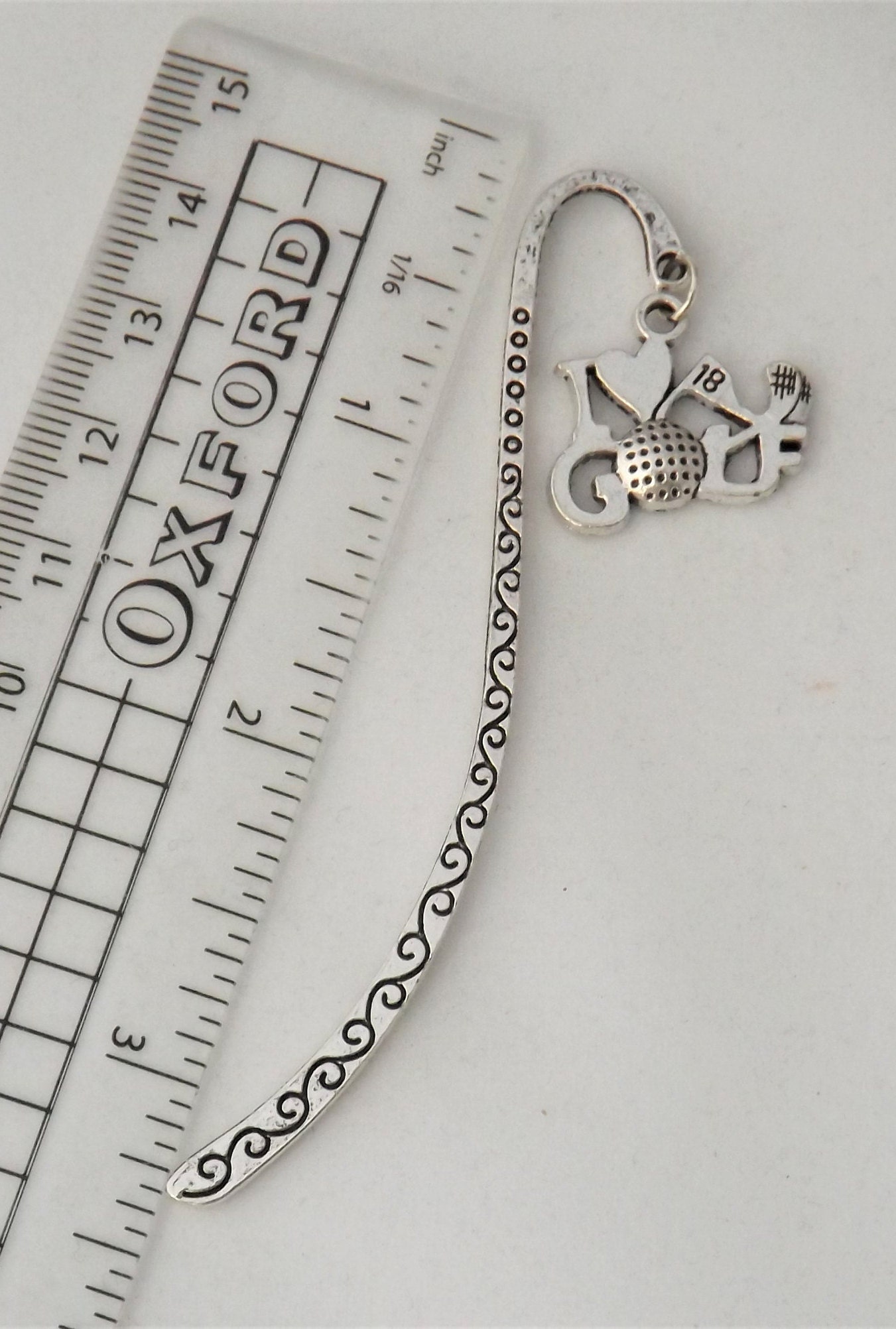 Golfer bookmark golf lover gift for men or women golf club | Etsy