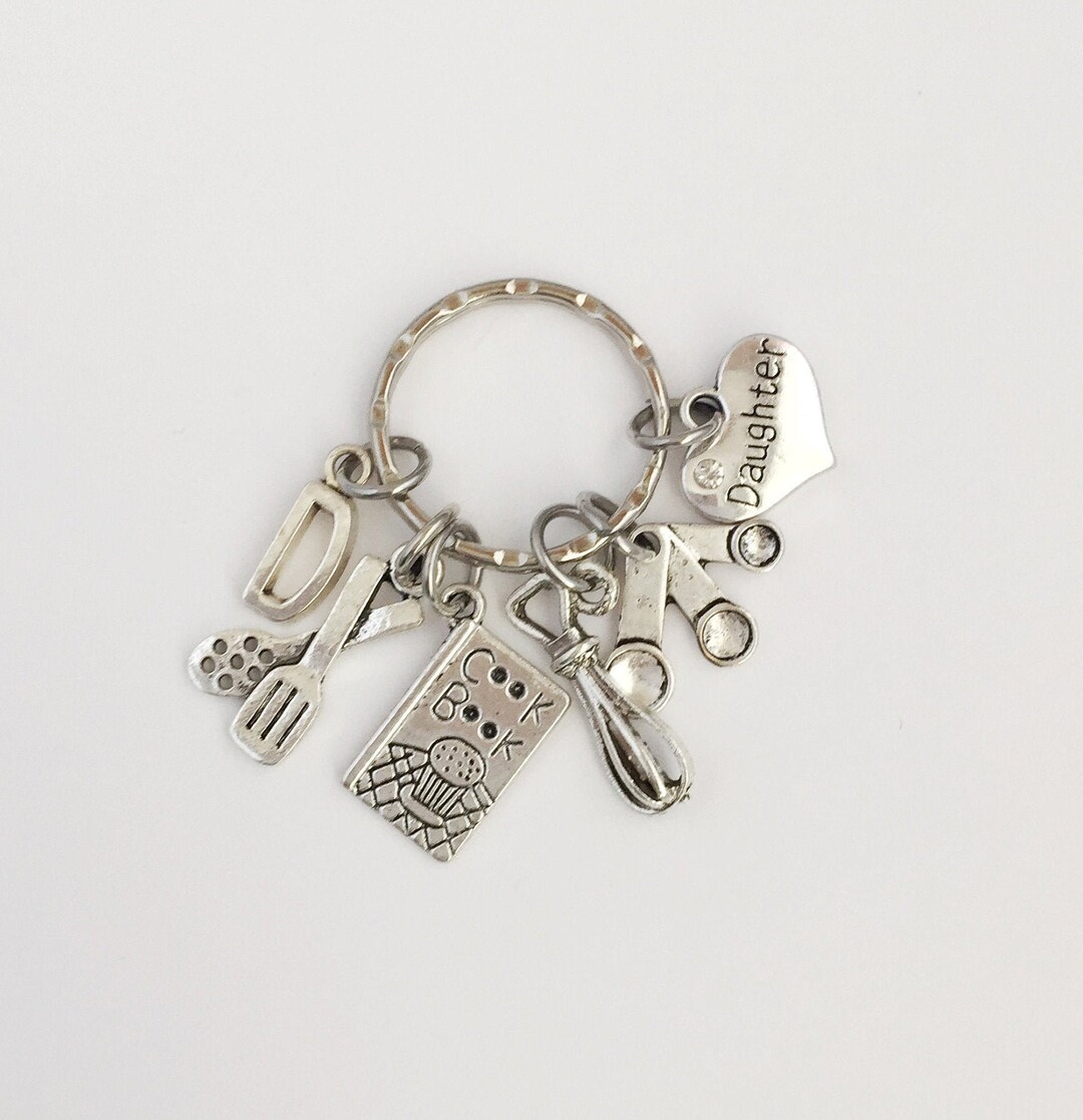 Baking Keyring Gift, Cooking Keyring Gift, Home Baker, Cooking Teaching ...