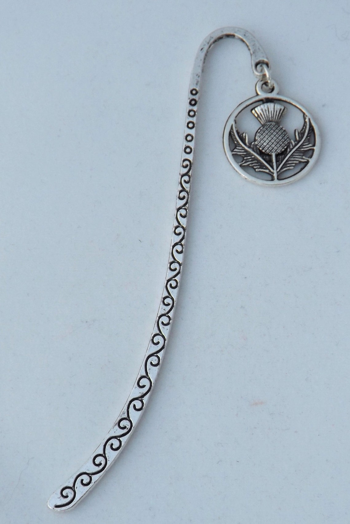 Scottish Thistle Bookmark, Personalised Bookmark, Thistle Gift, Thistle ...