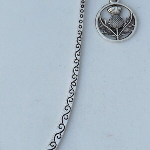 Scottish Thistle Bookmark, Personalised Bookmark, Thistle Gift, Thistle ...