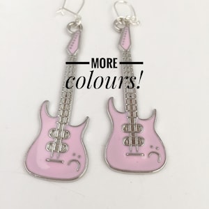 Guitar Earrings, Musical Instrument Earrings, Gift for Her, Stocking ...