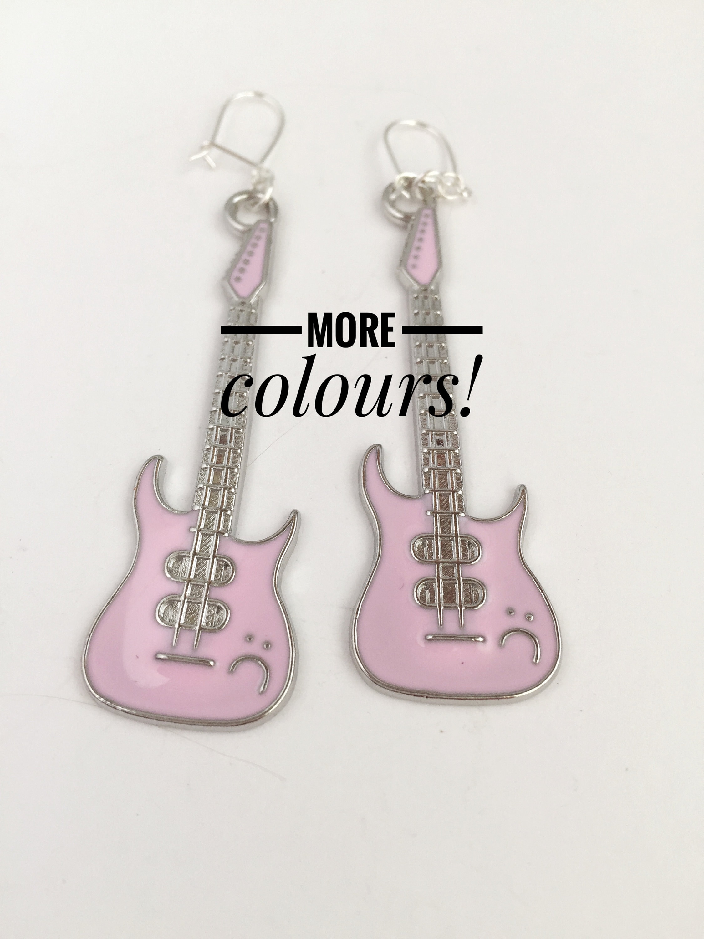 Guitar Earrings Musical Instrument Earrings Gift for Her - Etsy UK