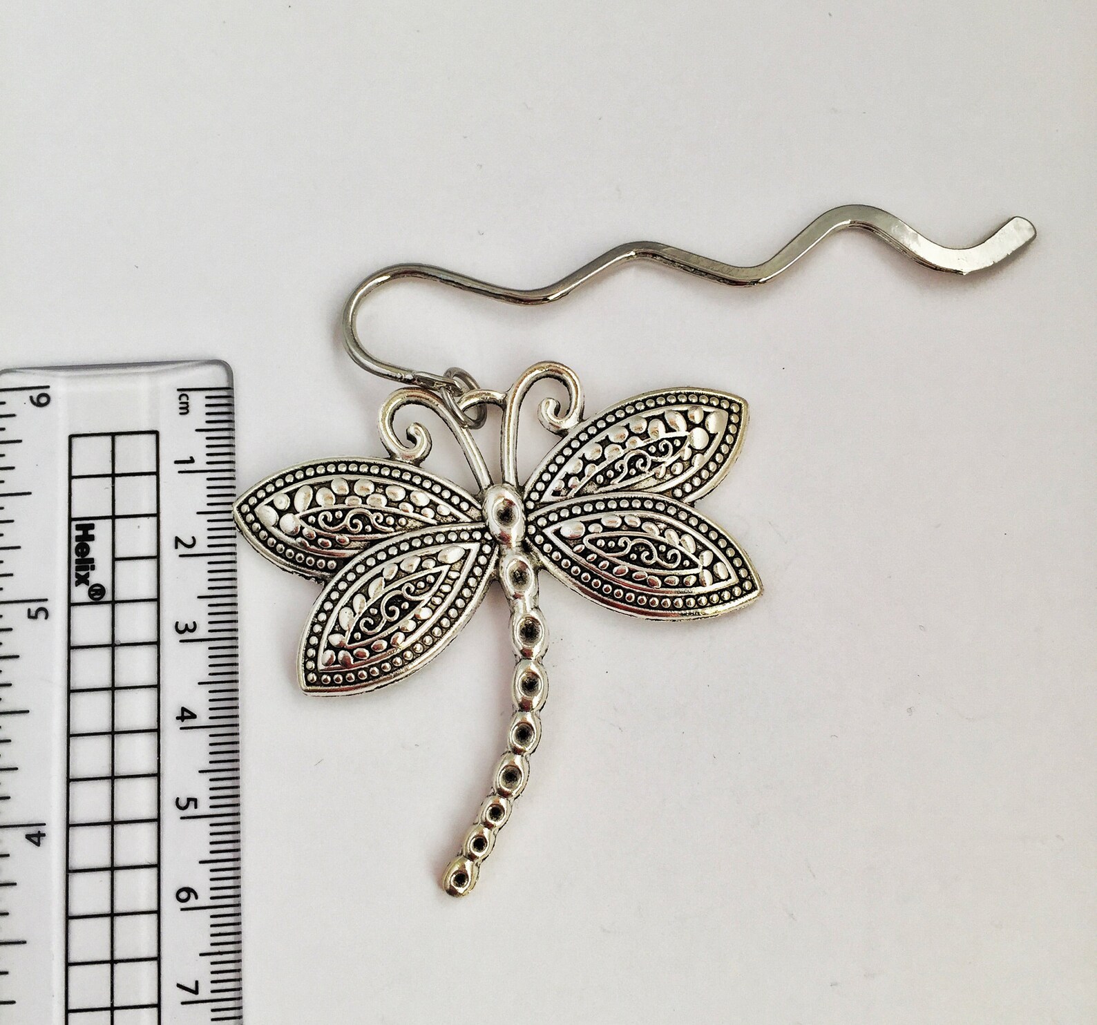 Dragonfly bookmark marcasite style bookmark large dragonfly | Etsy