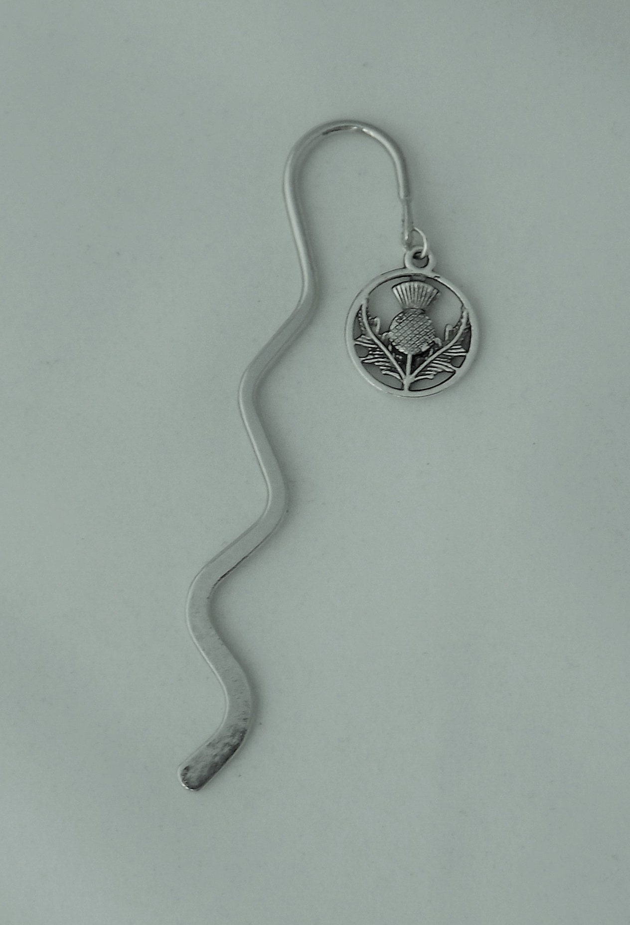 Scottish Thistle Bookmark Personalised Bookmark Thistle | Etsy UK