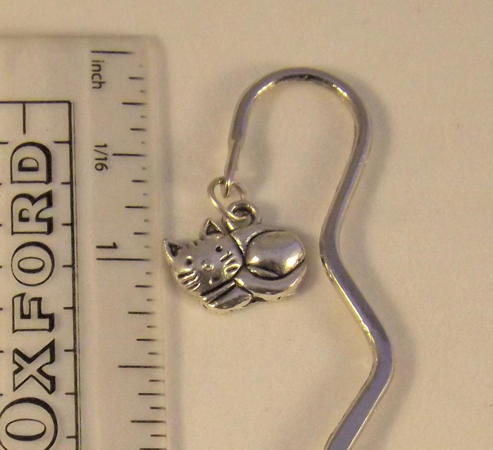 Handcrafted pet cat metal bookmark cat lover gift feline | Etsy