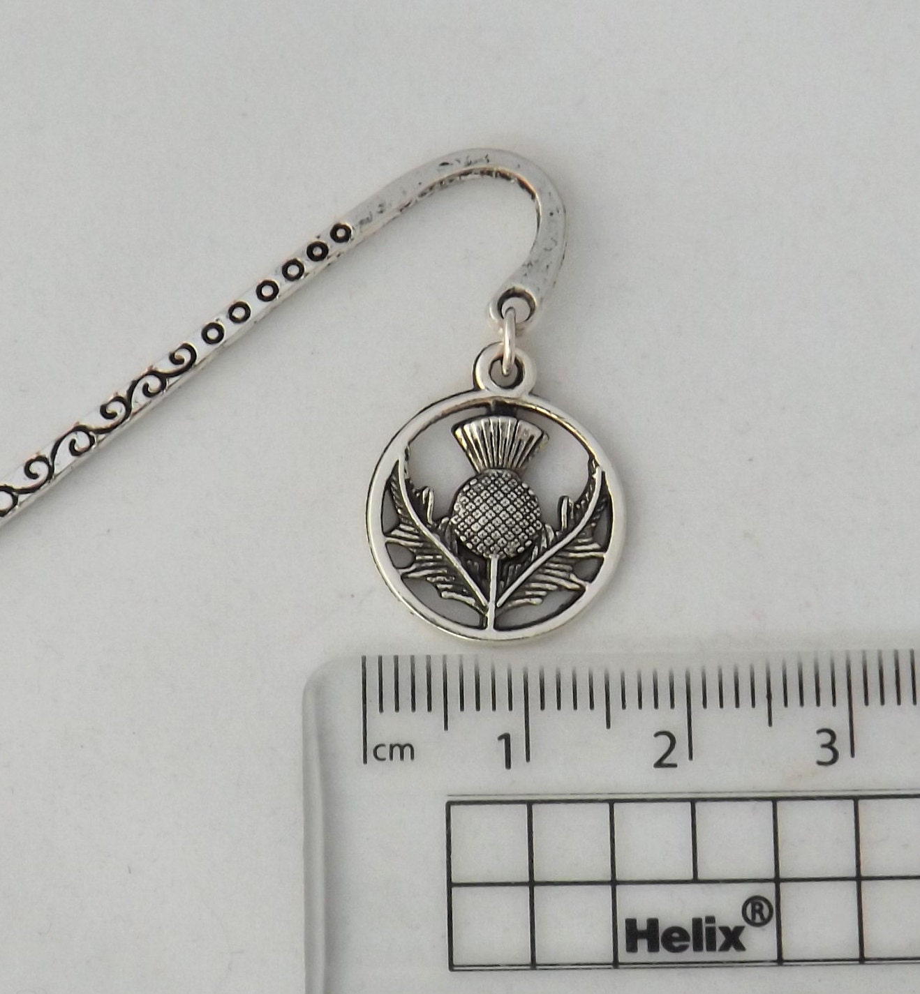 Scottish Thistle Bookmark, Personalised Bookmark, Thistle Gift, Thistle ...