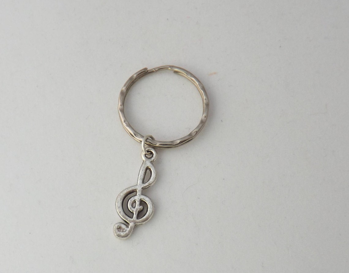 Treble Clef Music Keyring Music Note Keyring Music Lover | Etsy UK