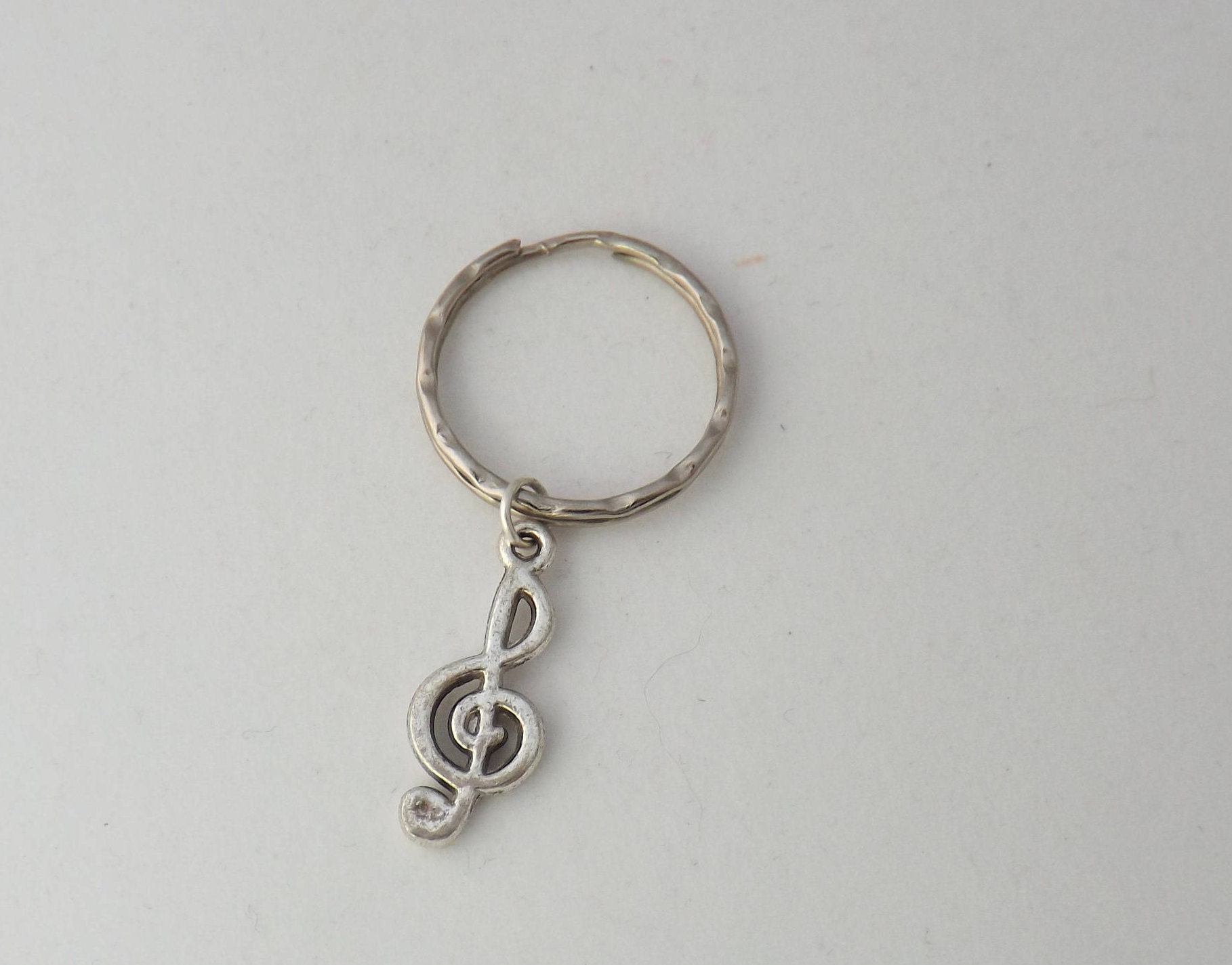 Treble Clef Music Keyring Music Note Keyring Music Lover - Etsy UK
