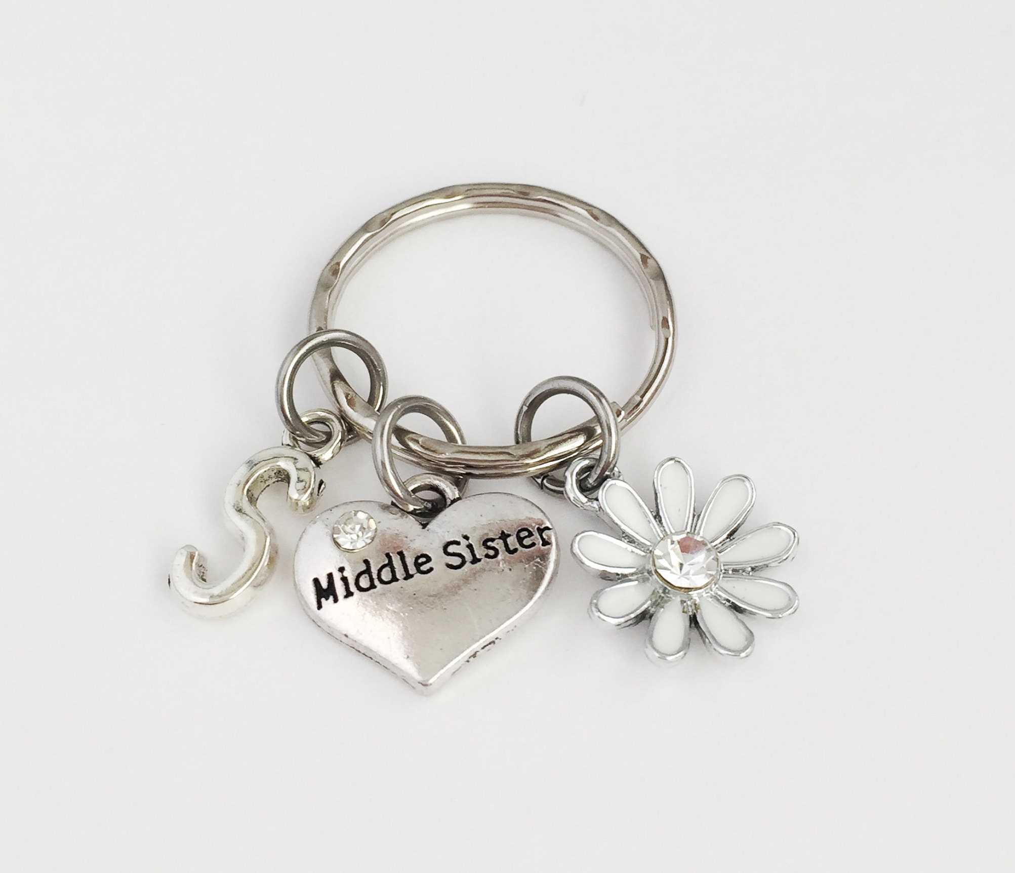 Sister Keyring Gift, Big Sister Keyring, Middle Sister Keyring, Little ...