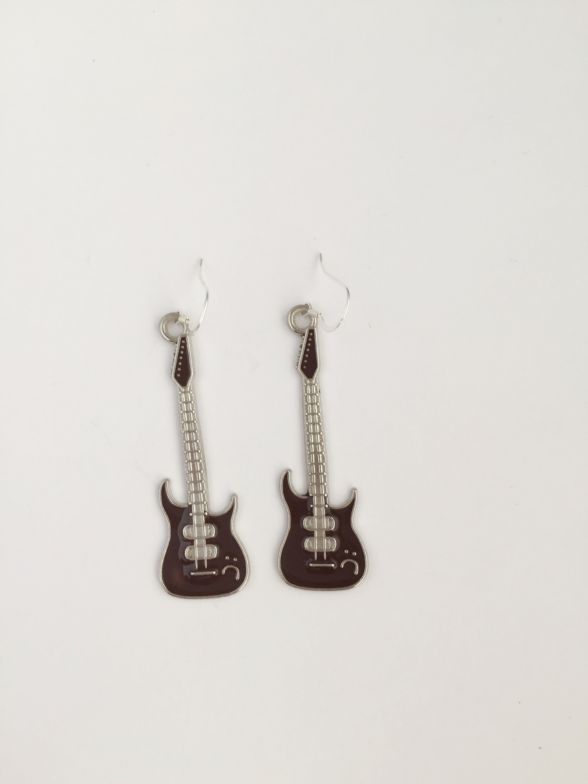 Guitar Earrings Musical Instrument Earrings Gift for Her - Etsy UK