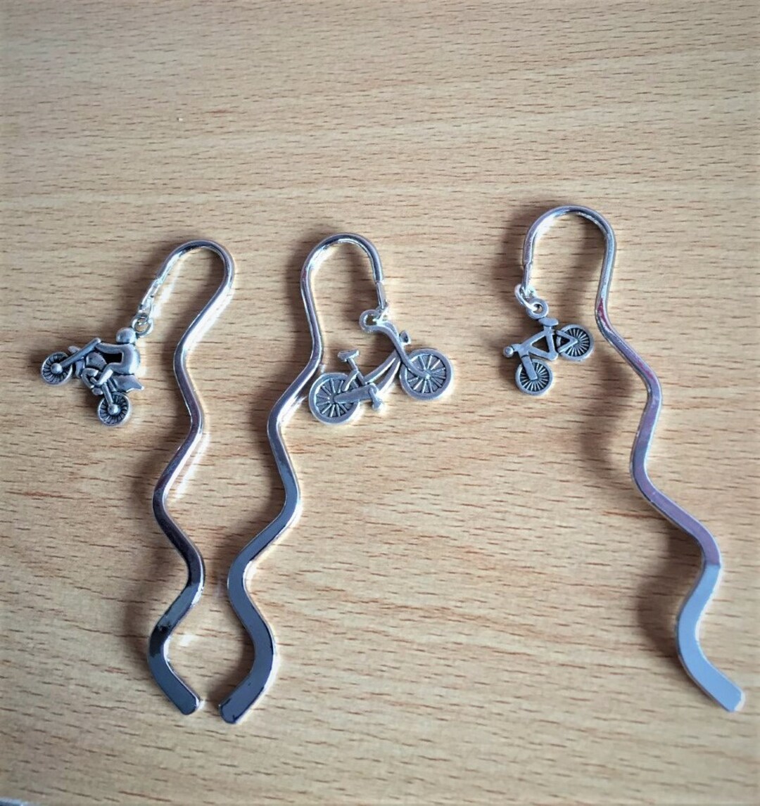 Bike Bookmarks: Motorbike Bookmark, Ornate Push Bike, Pedal Bike ...