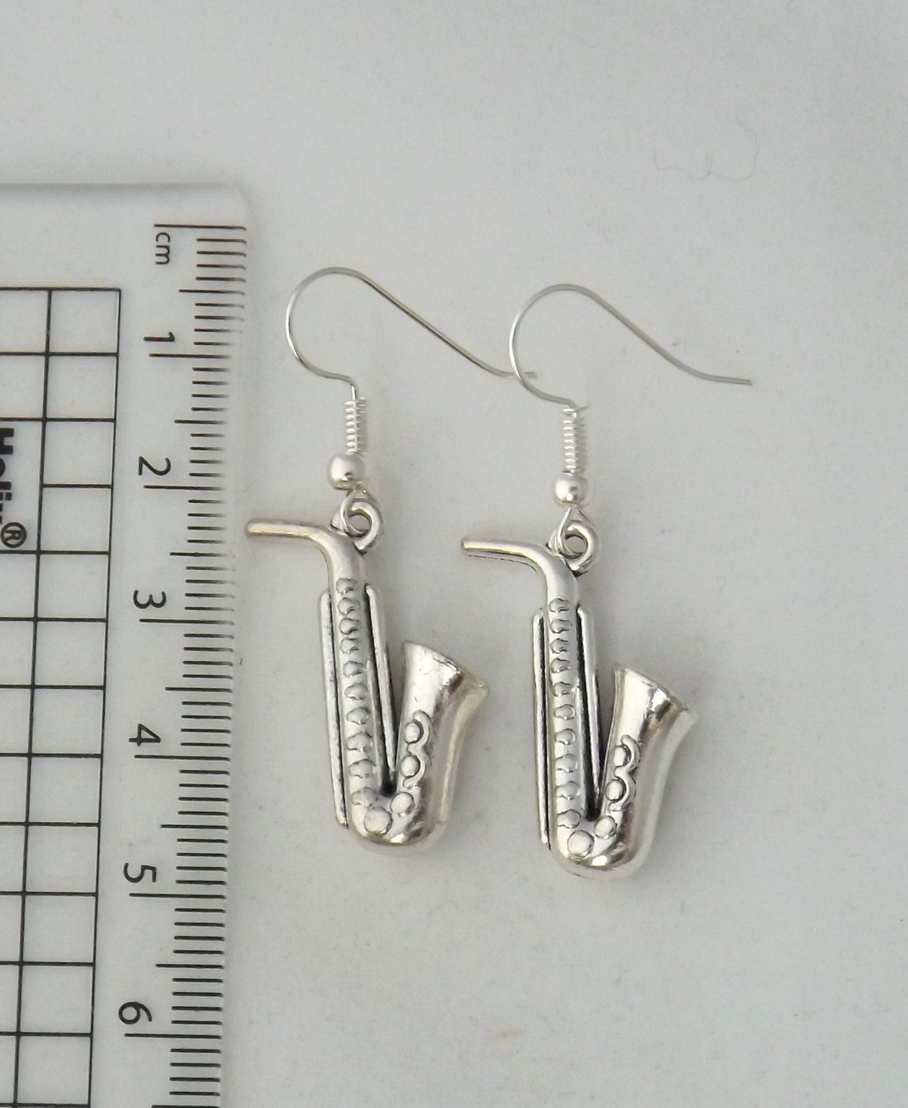 Saxophone Earrings Musical Instrument Earrings Gift for Her | Etsy