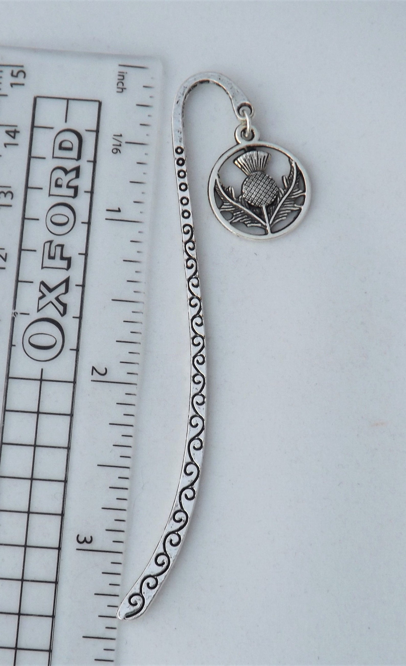 Scottish Thistle Bookmark Personalised Bookmark Thistle | Etsy UK