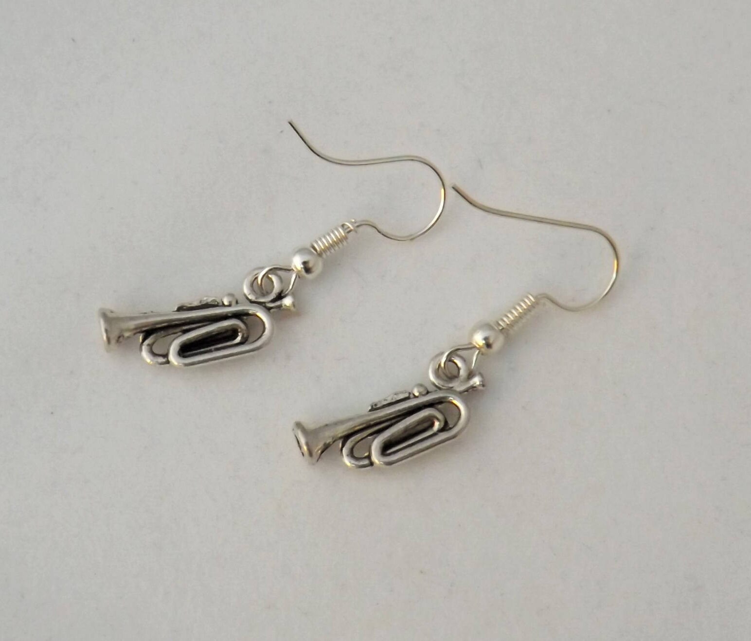 Trumpet Earrings, Musical Instrument Earrings, Gift for Her, Stocking ...