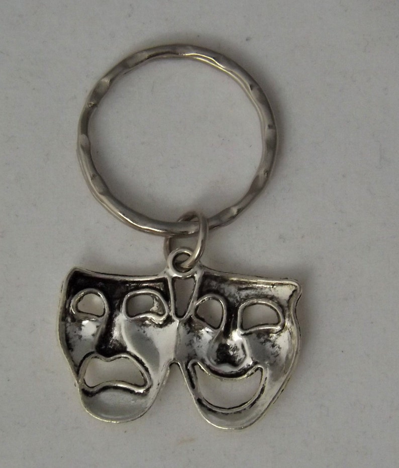 Drama Mask Keyring Drama Teacher Keyring Gift Drama Student - Etsy
