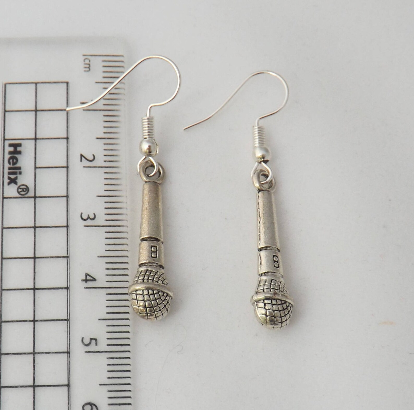 Musical Microphone Earrings Gift Musician Gift Music Student - Etsy