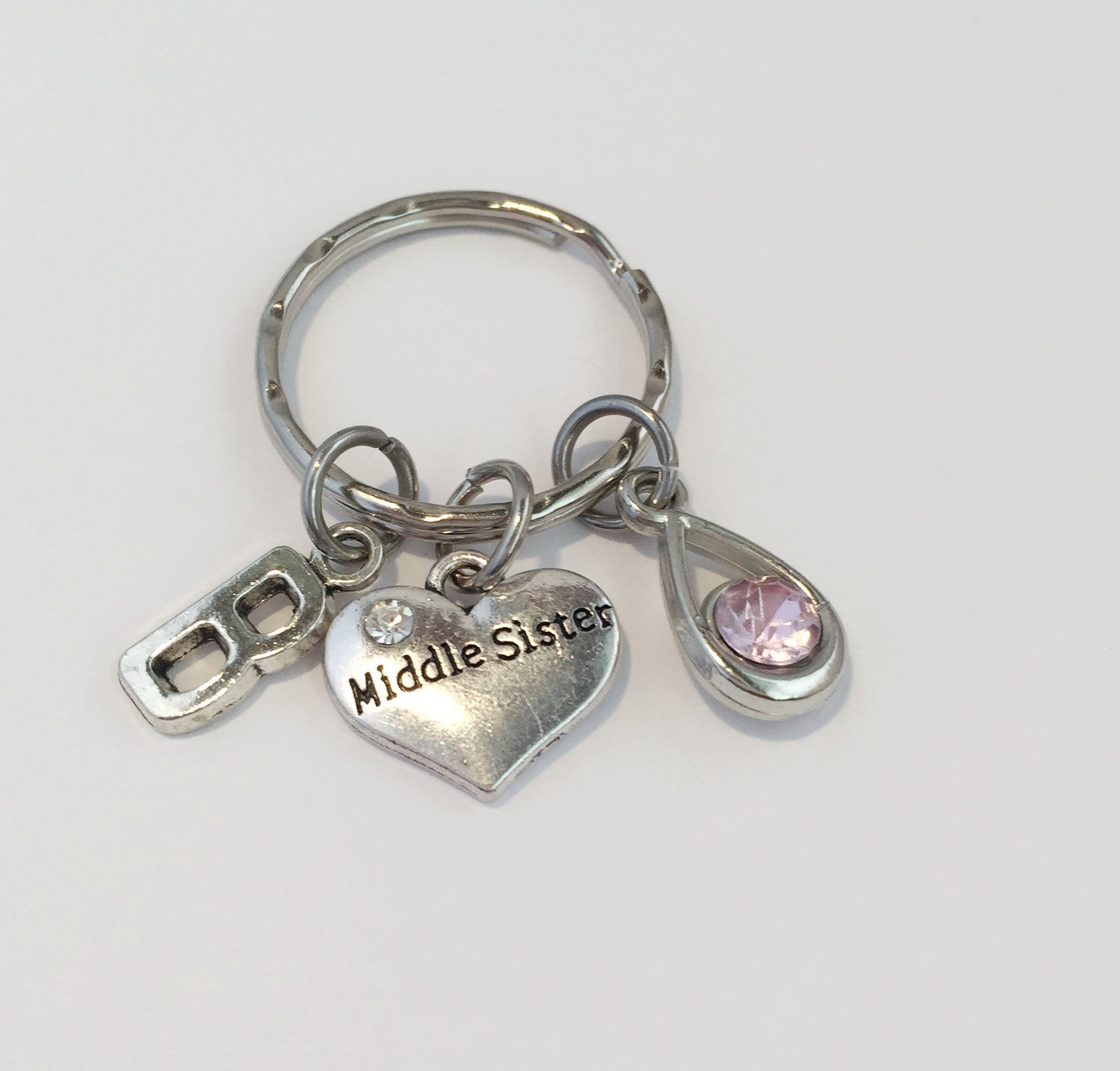 Sister Keyring Gift, Big Sister Keyring, Middle Sister Keyring, Little ...
