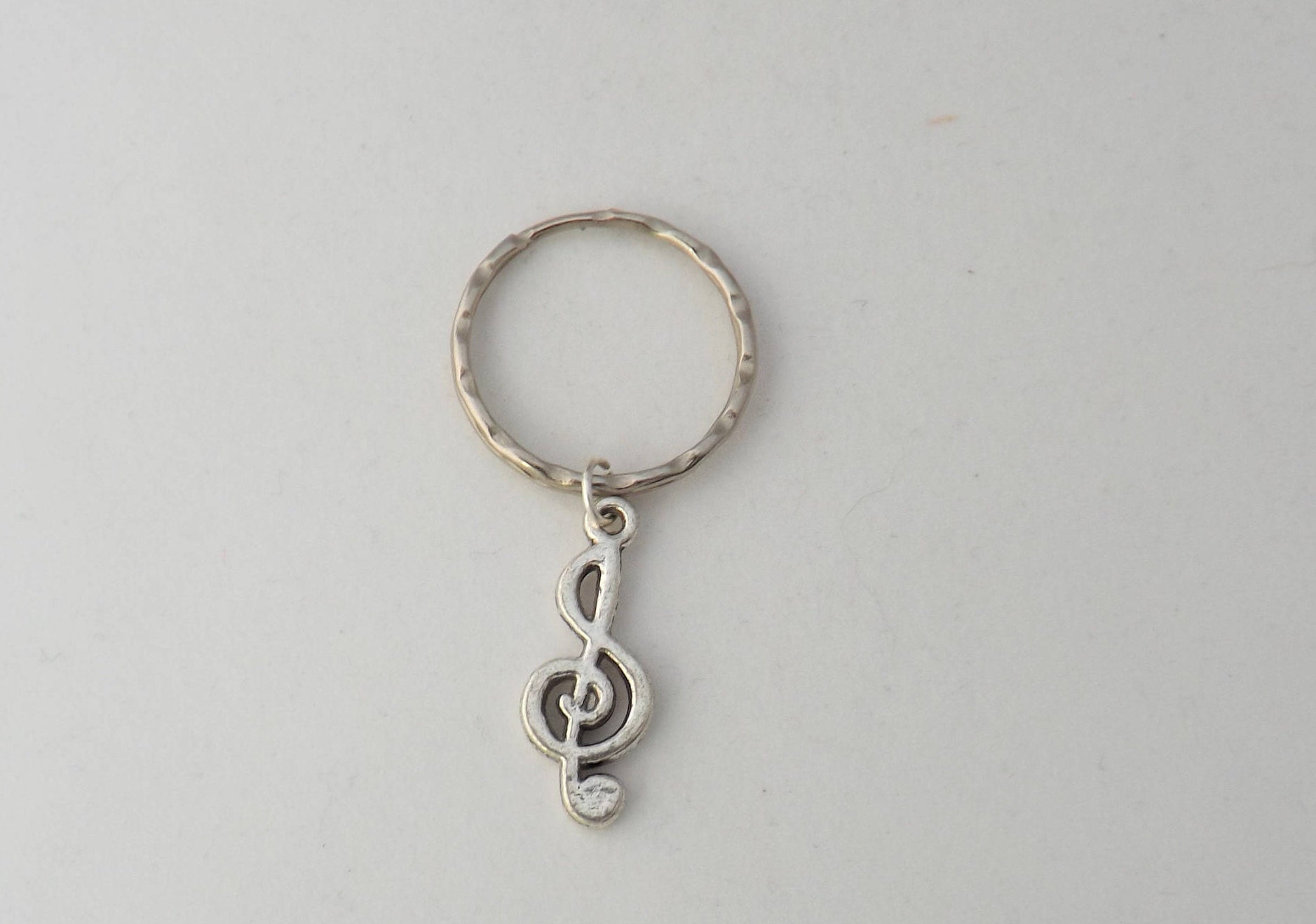 Treble Clef Music Keyring Music Note Keyring Music Lover - Etsy UK