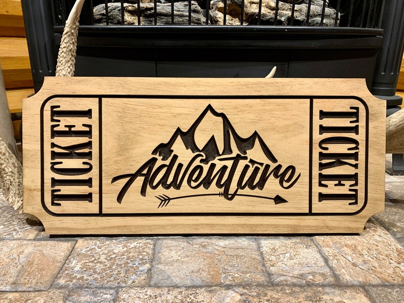 Ticket to Adventure | Etsy