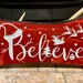 Believe Log CNC Cut File - Etsy