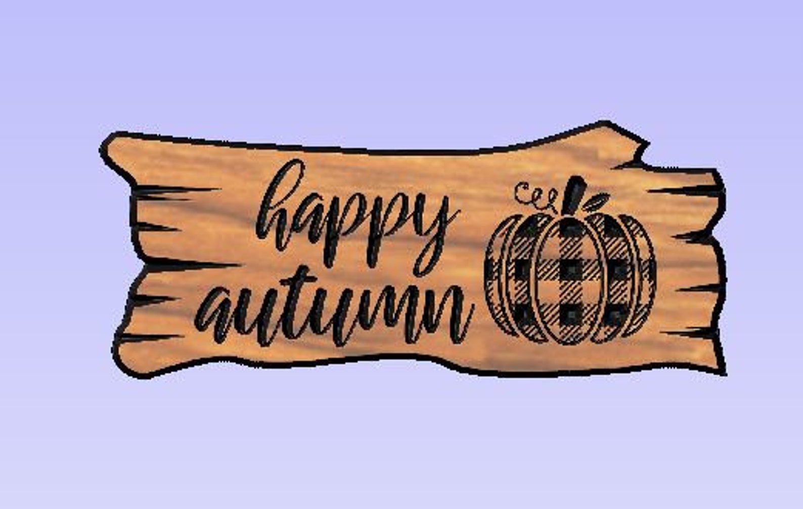 Happy Autumn Cut File - Etsy