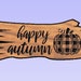 Happy Autumn Cut File - Etsy