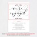 Printable Engagement Invitation Template We're Engaged - Etsy