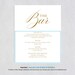Gold Bar Menu Template, Bar Menu, Bar Menu Printable, Bar Menu Wedding ...