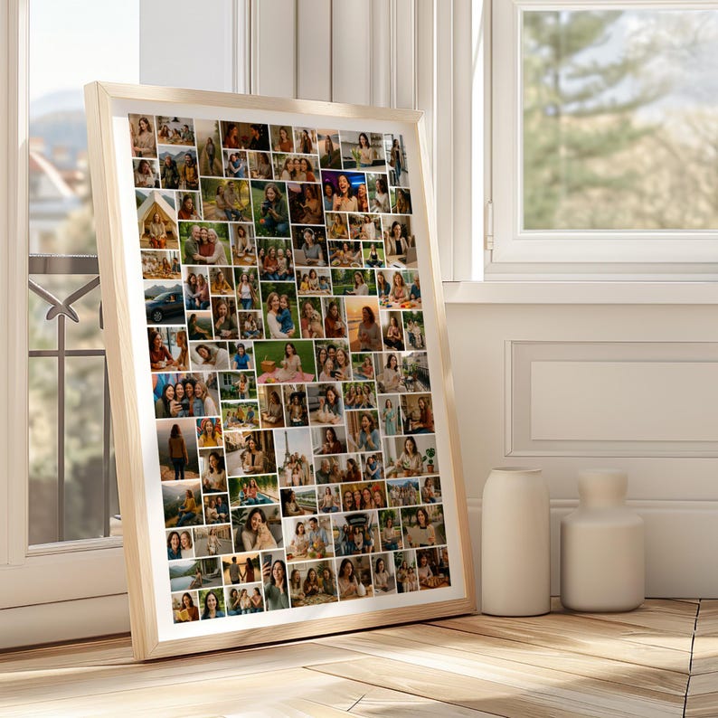 Huge Editable Photo Collage Template, Large Poster Collage, Canva ...