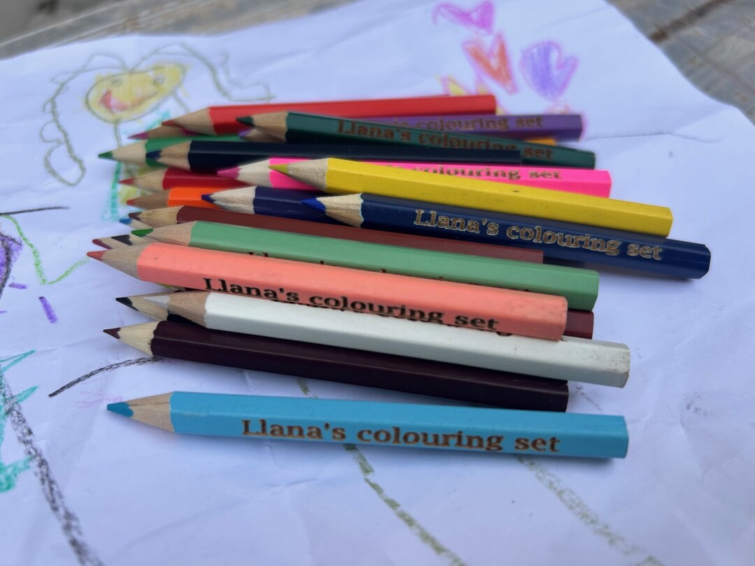 Small Half Size Colouring Pencils Packs of 14, 25 or 50. Kids Colouring ...