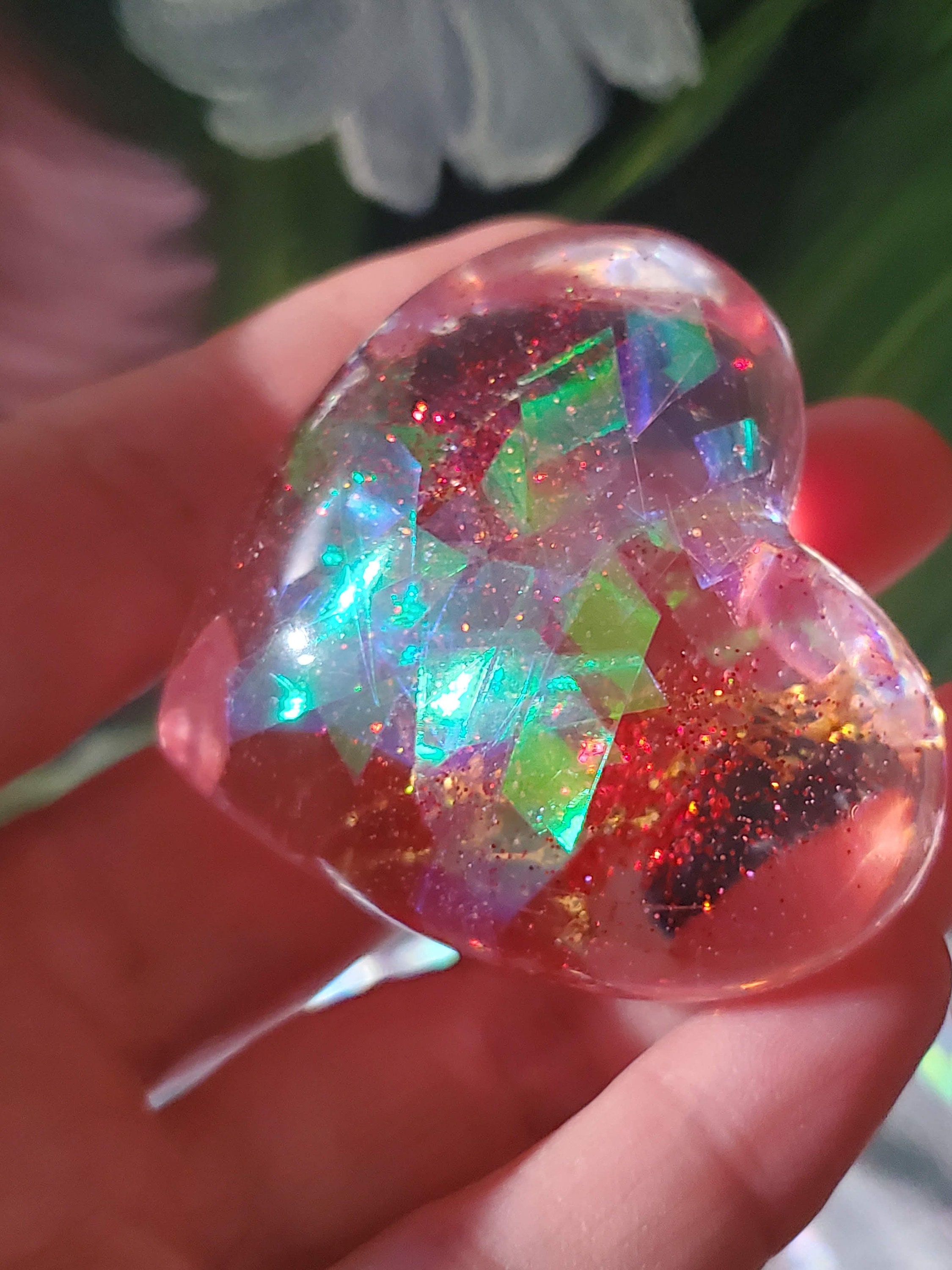 Pet Loss Grief. Memorial Resin Diamond Paperweight - Etsy