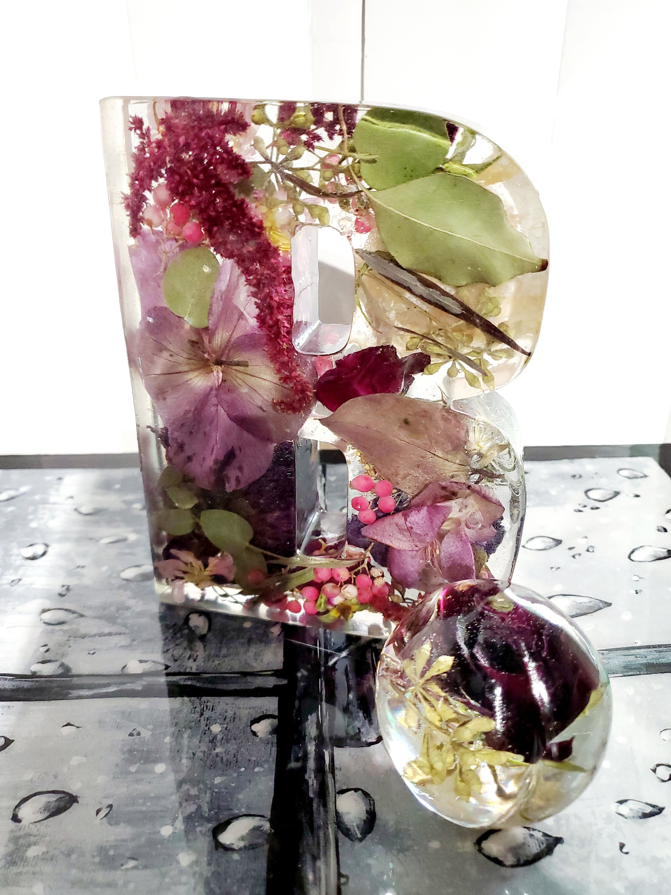 Extra Large Resin Alphabet Letters YOUR OWN FLOWERS Funeral - Etsy