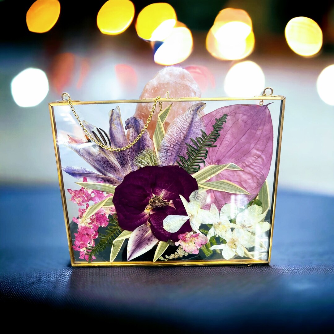 Flower Preservation, Pressed Flower Frame, Funeral Pressed Flowers ...