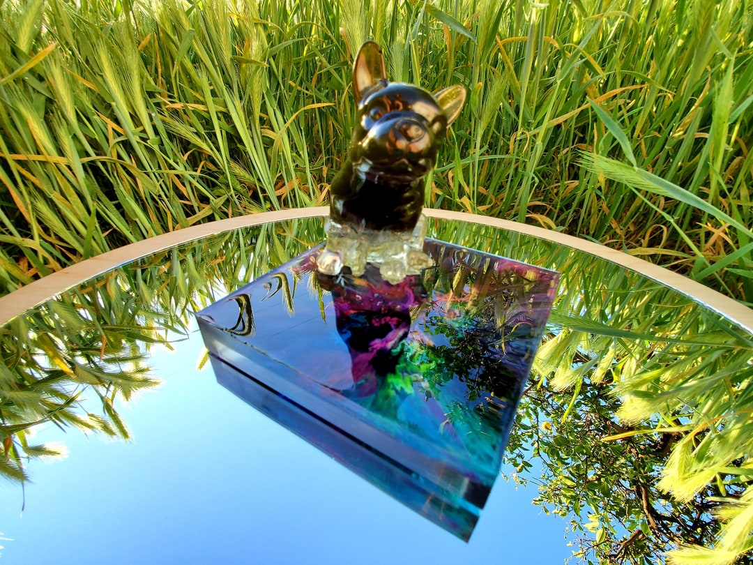 Pet Ashes Resin Paperweight: Dog Memorial Keepsake - Etsy