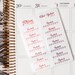 Foil Hydrate Stickers, Foiled Water Intake Stickers, Functional Planner ...