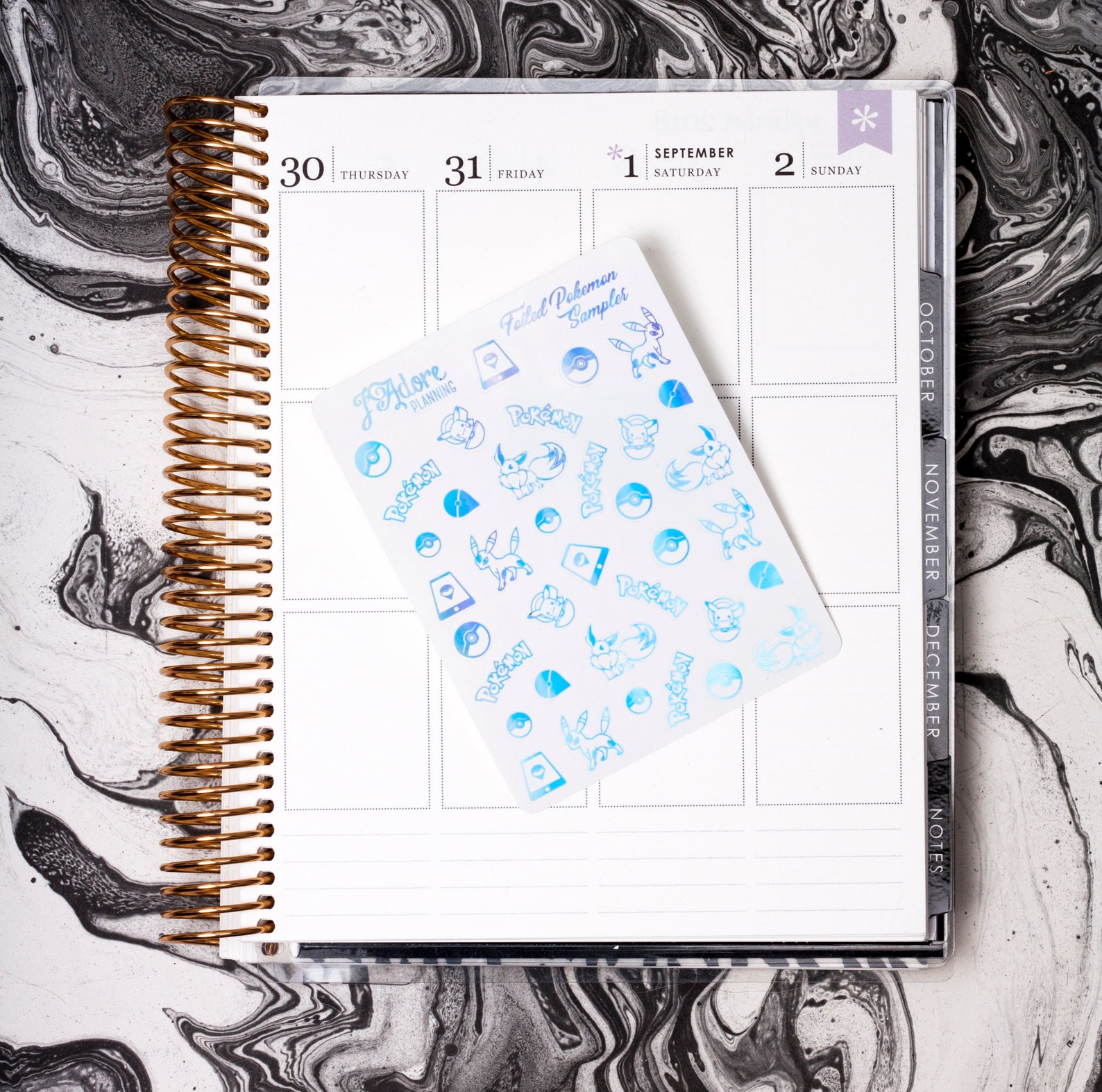 Foil Pokémon Stickers Pokémon Go Planner Stickers Pokeball - Etsy