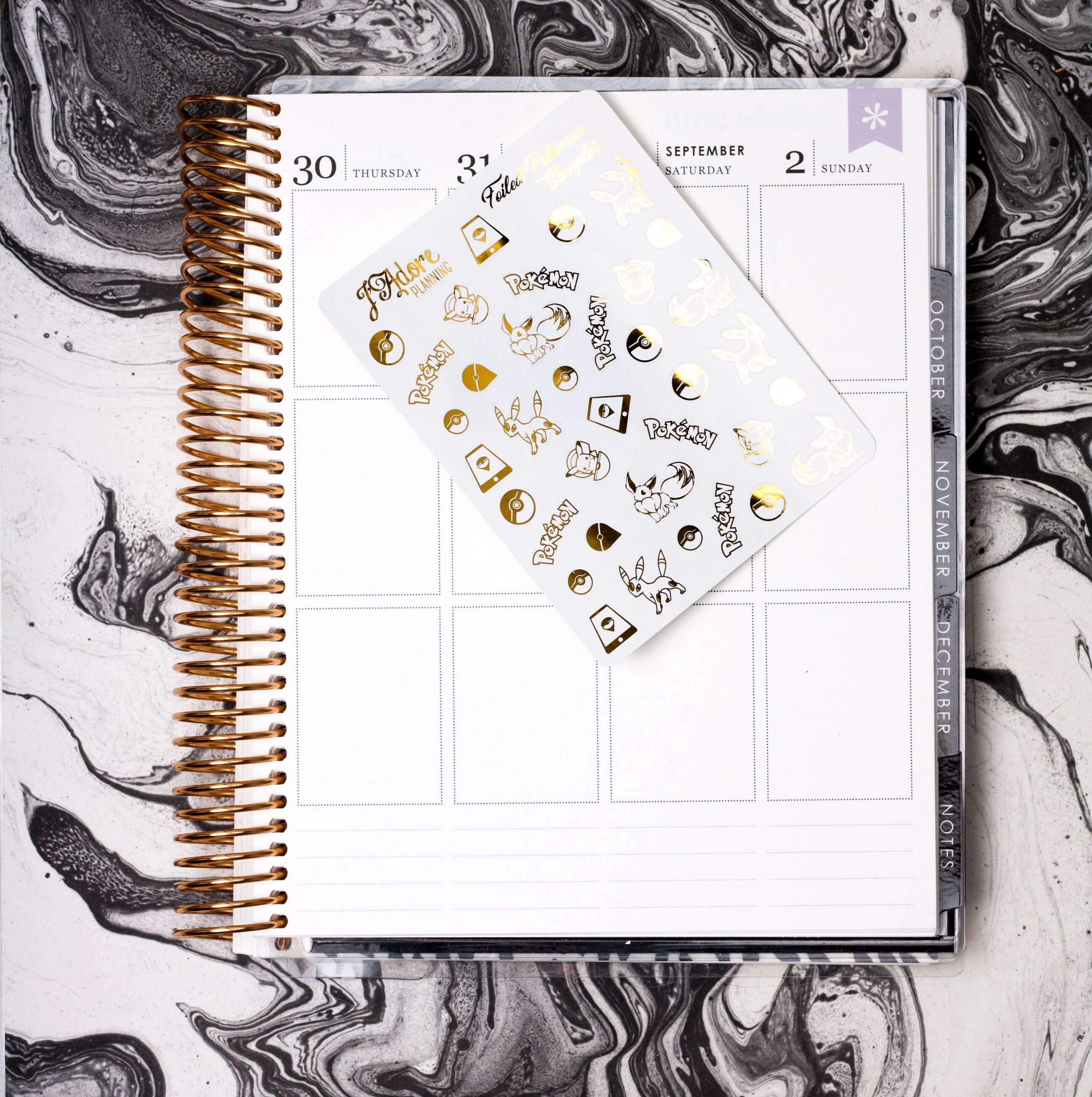 Foil Pokémon Stickers Pokémon Go Planner Stickers Pokeball - Etsy